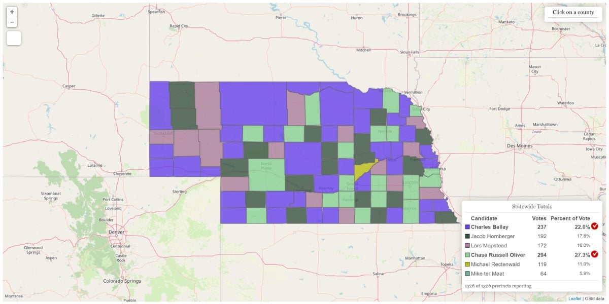 Chase Oliver Wins Non-binding Nebraska Libertarian Presidential Primary ...